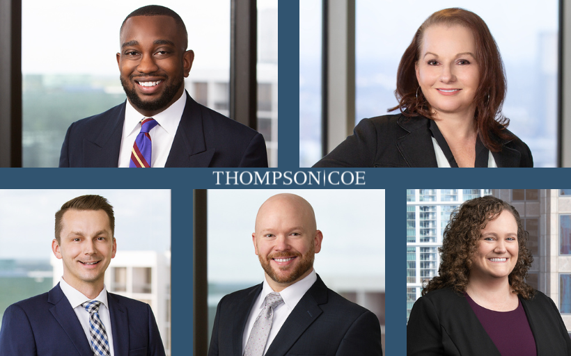 Thompson Coe Elects Five New Partners in 2024 - Thompson, Coe, Cousins ...